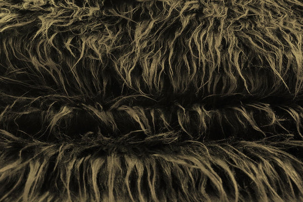 Dark Yellow Doggy Hair Faux Fur | Rainbow Fabrics Sydney