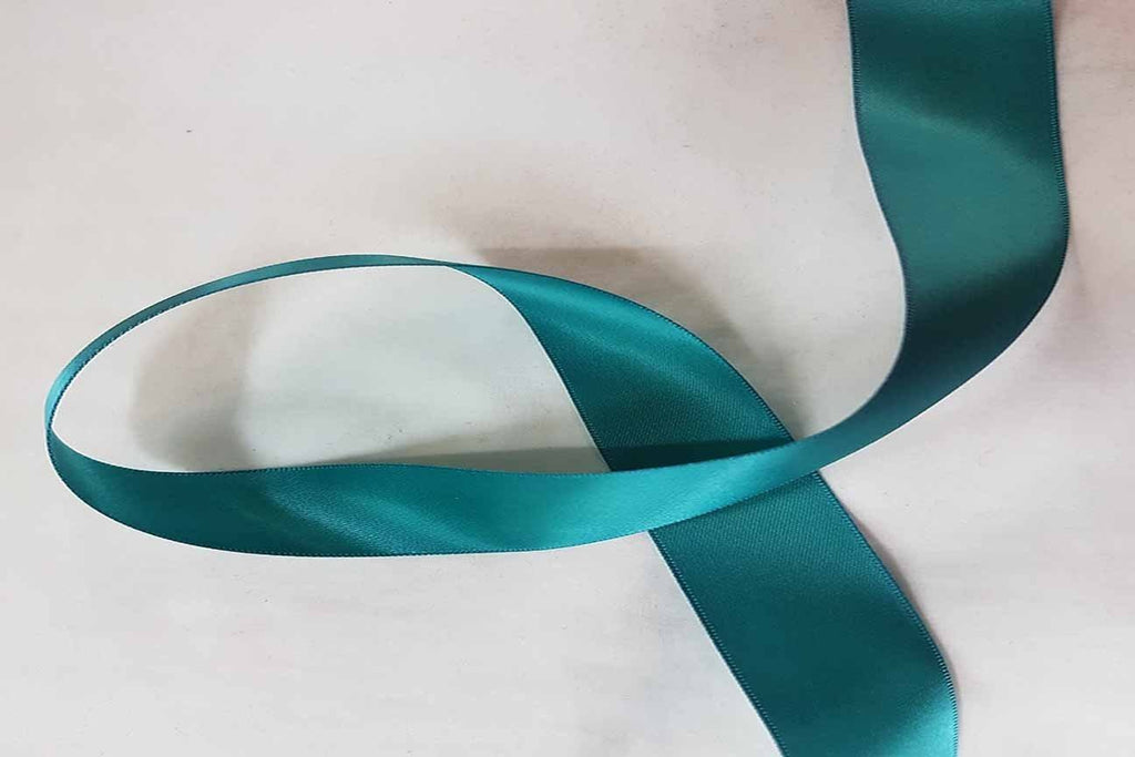 Dark Teal Ribbon SOLD OUT – Rainbow Fabrics