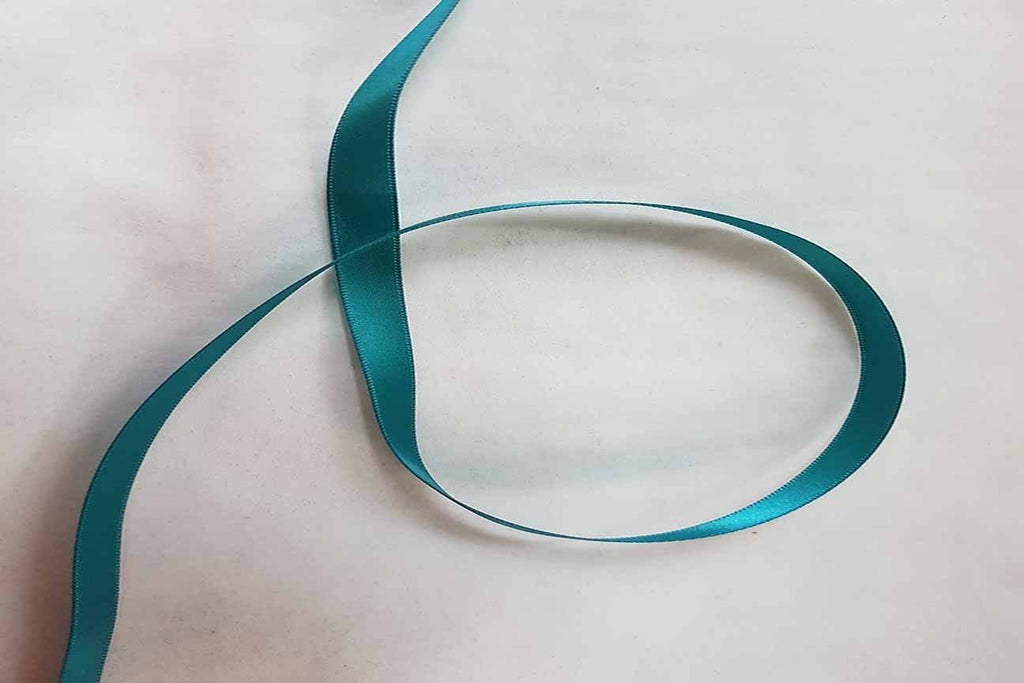 Dark Teal Ribbon SOLD OUT – Rainbow Fabrics