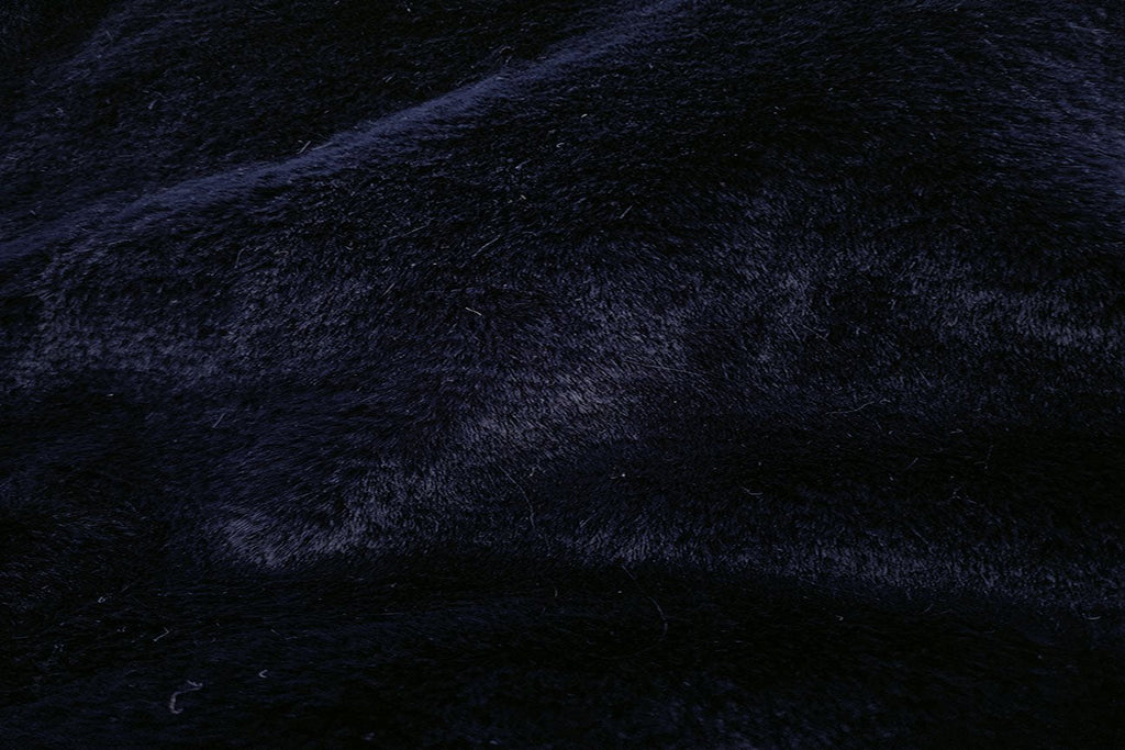 Dark Navy Rabbit Faux Fur | Rainbow Fabrics Sydney